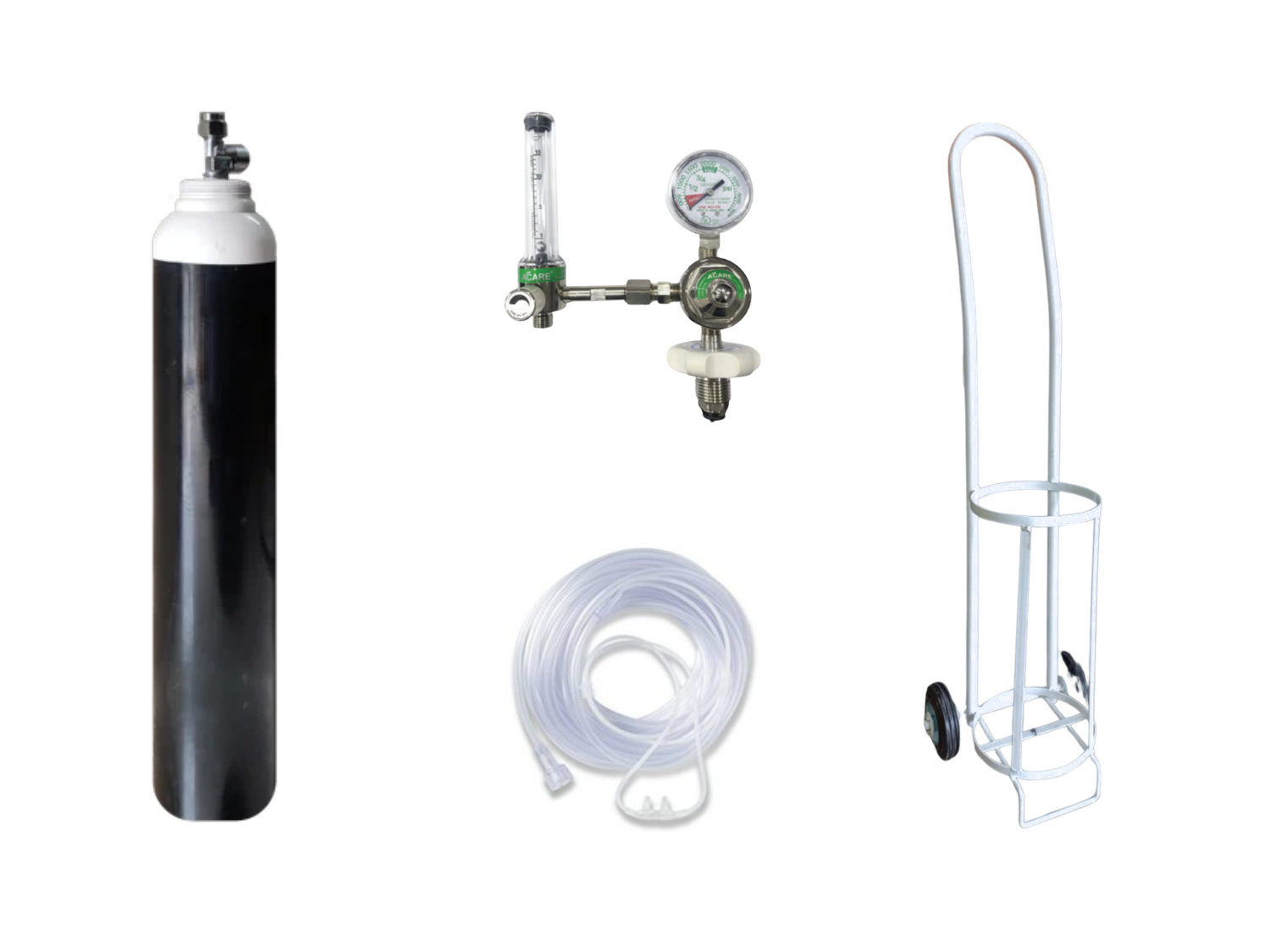 10L Oxygen Cylinder with Regulator & Wheel Trolley | EIKON MEDICAL ...