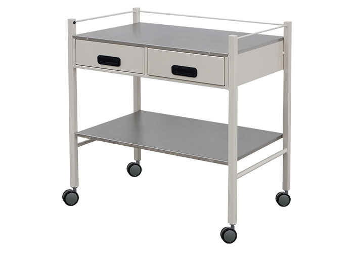 Medical Lab Dressing Table With 2 Drawers | EIKON MEDICAL SOLUTIONS SDN BHD