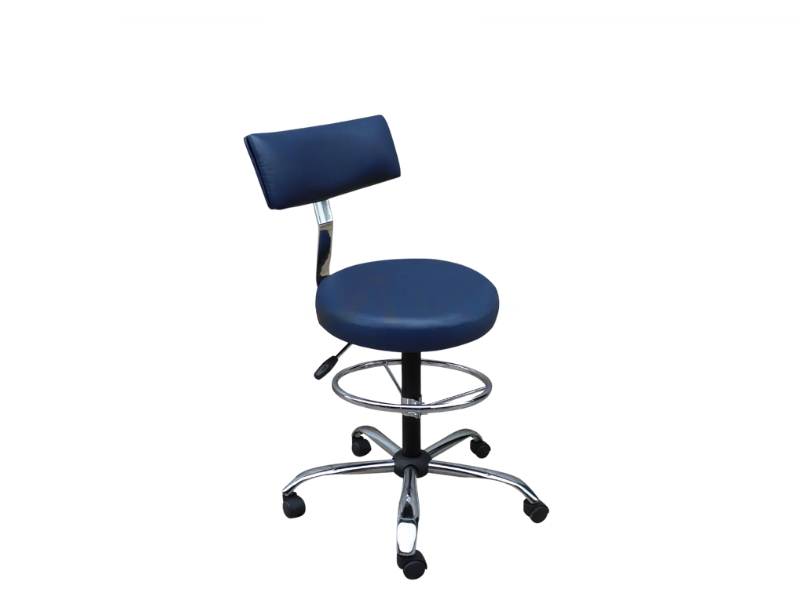 Medical stool with adjustable height & backrest & foot rest | EIKON ...